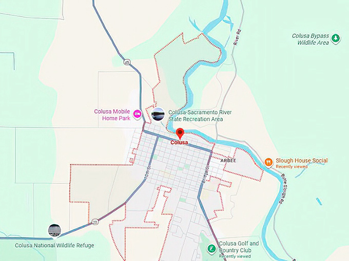 16. colusa ca map