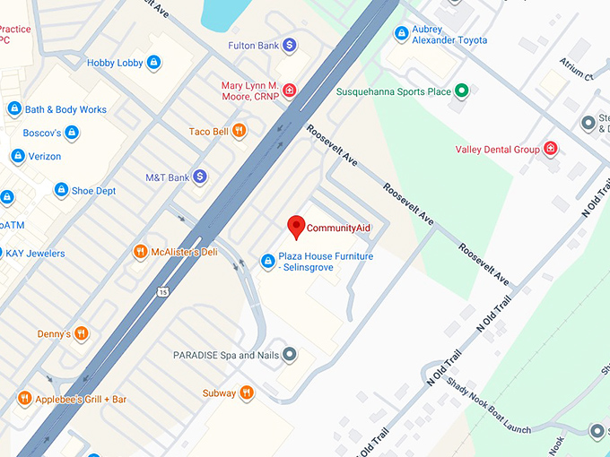 communityaid map