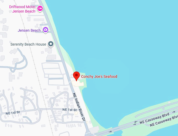 16. conchy joe's seafood map