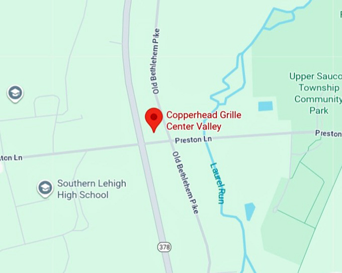 16. copperhead grille center valley map