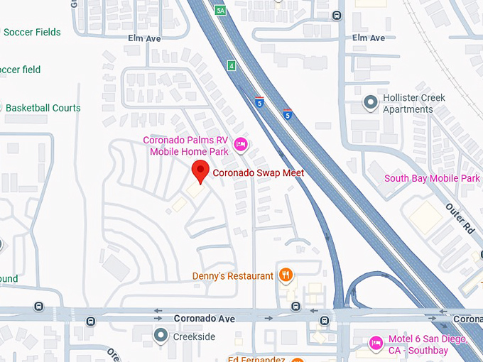 16. coronado swap meet map