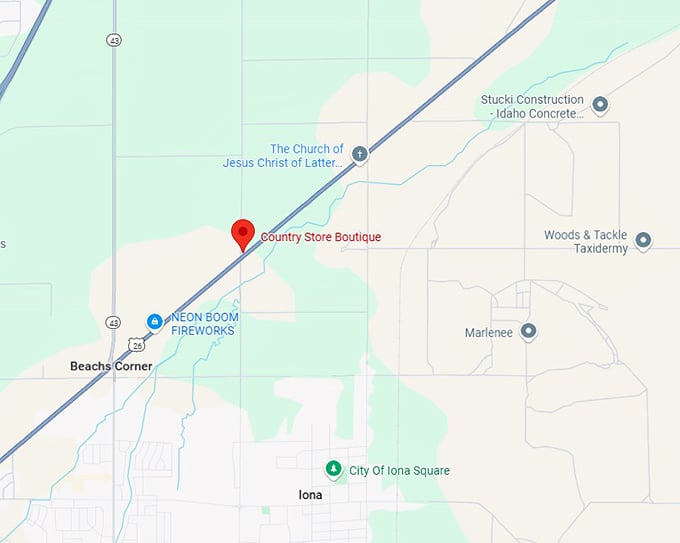 16. country store boutique map