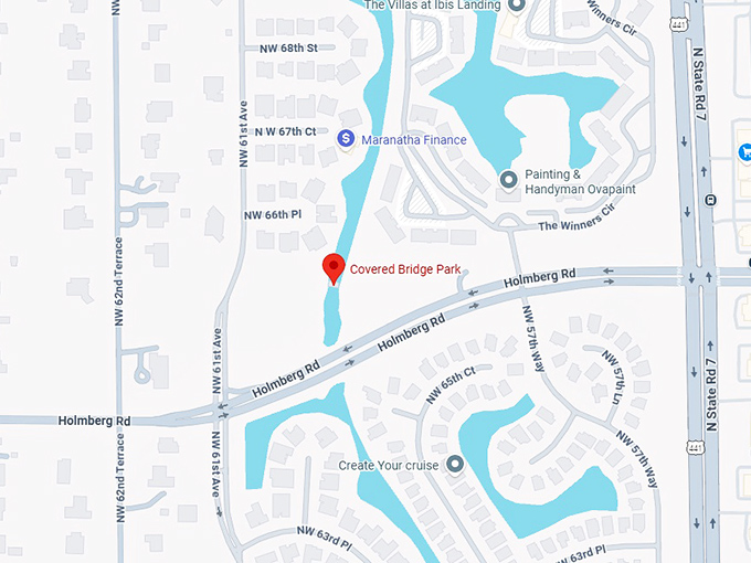 16. covered bridge park map