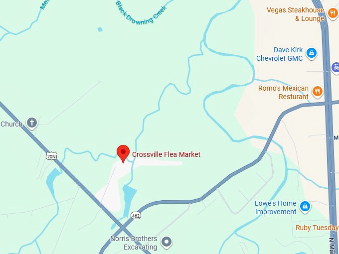 16. crossville flea market inc map