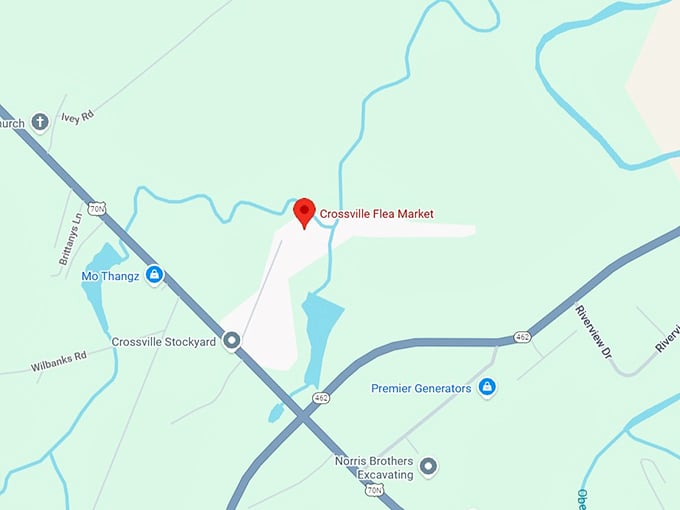 16. crossville flea market inc map