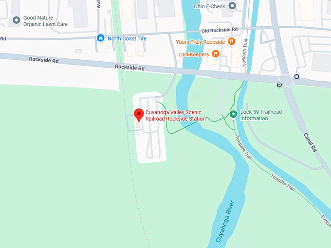 16. cuyahoga valley scenic railroad rockside station map