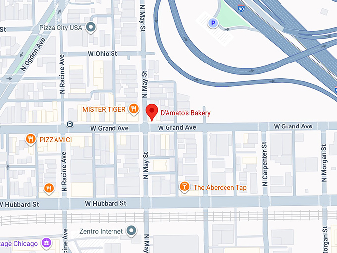 16. d’amato’s bakery map