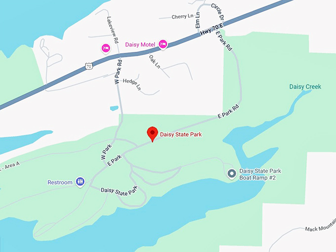 16. daisy state park map