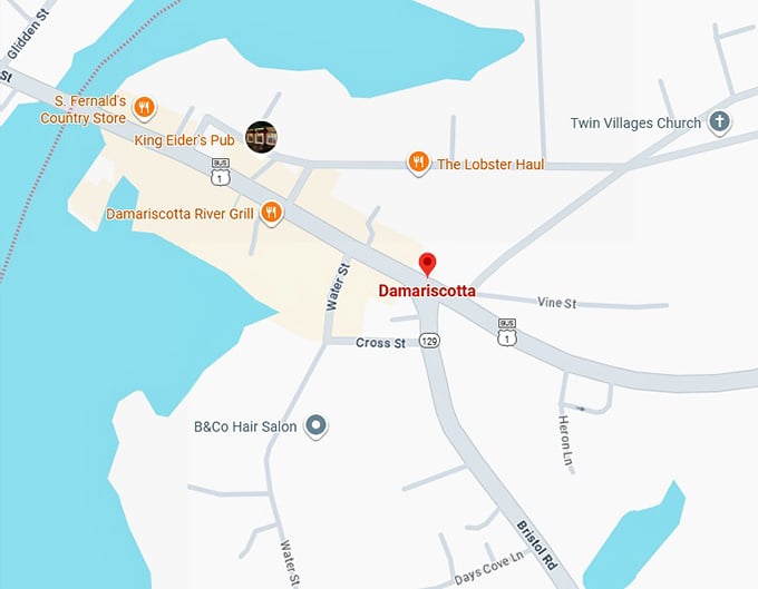 16. damariscotta map