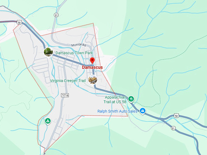 16. damascus. va map