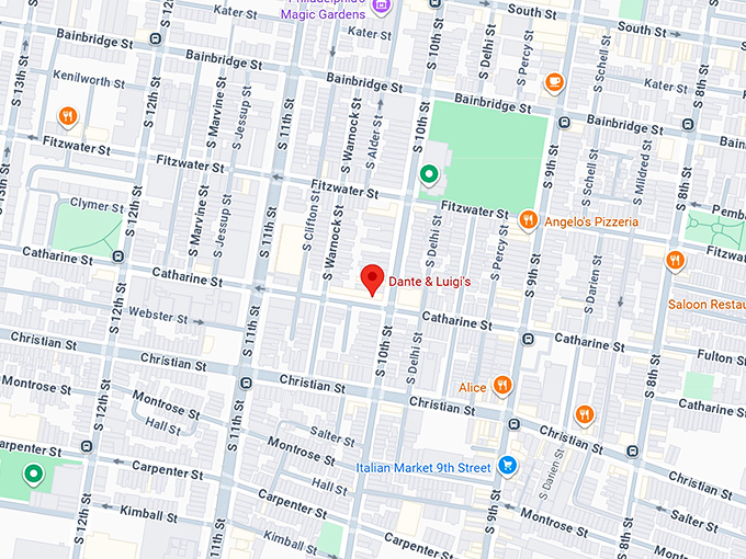 16. dante & luigi&rsquo;s map