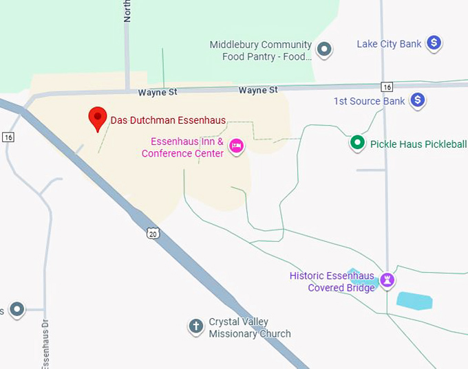16. das dutchman essenhaus map