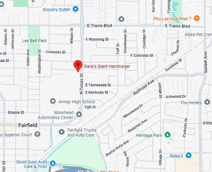 16. dave's giant hamburger map