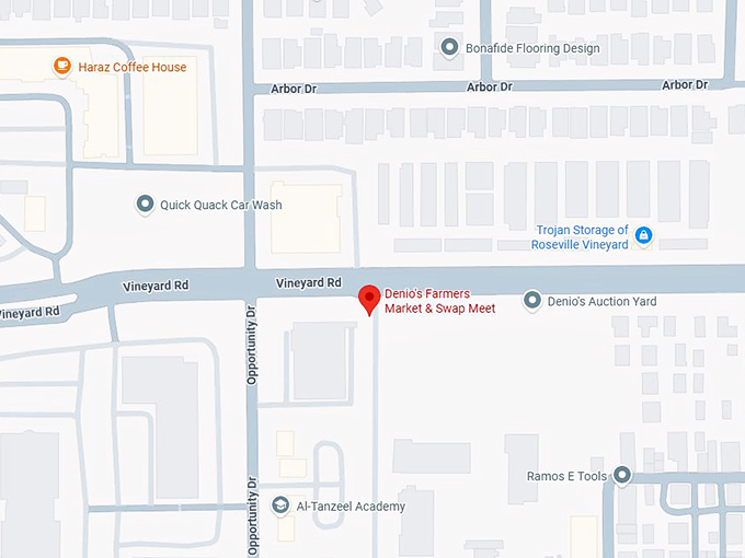 16. denio's farmers market & swap meet map