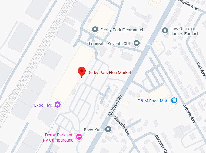 16. derby park flea market map