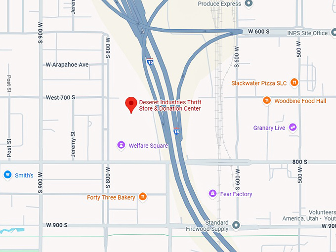 16. deseret industries thrift store & donation center map