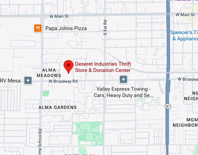 16. deseret industries thrift store & donation center map