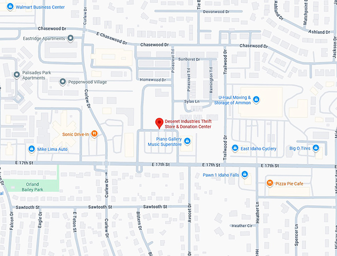 16. deseret industries thrift store & donation center map