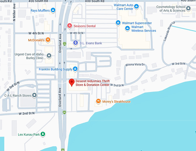 16. deseret industries thrift store & donation center map