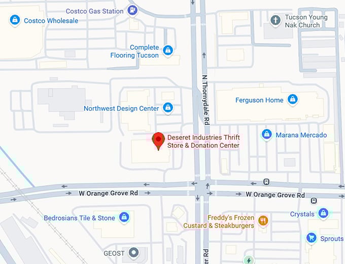 16. deseret industries map