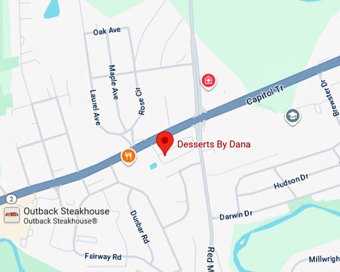 16. desserts by dana map