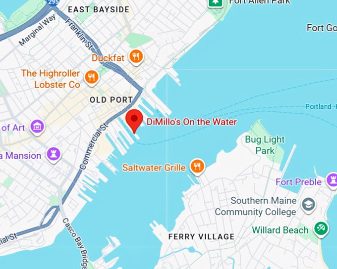 16. dimillo’s on the water map