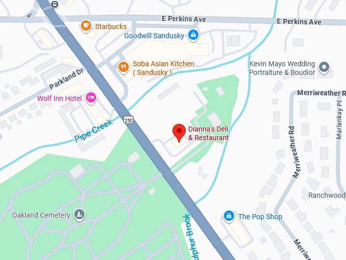 16. dianna's deli & restaurant map