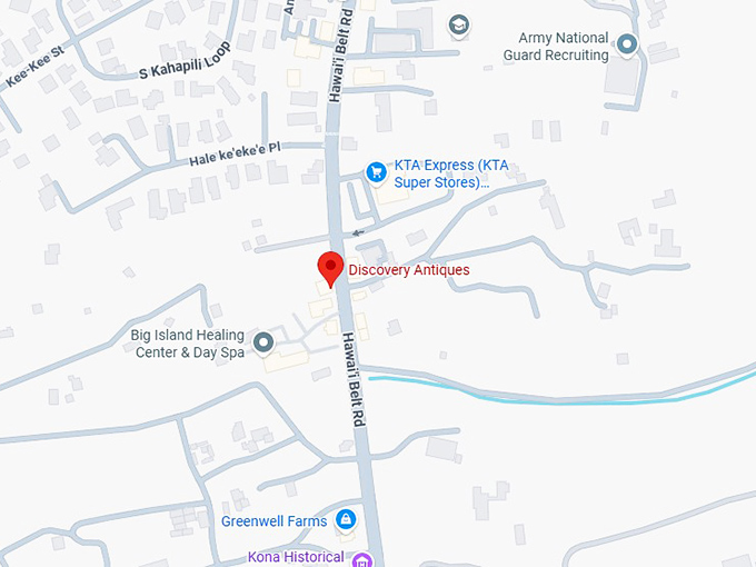 16. discovery antiques map