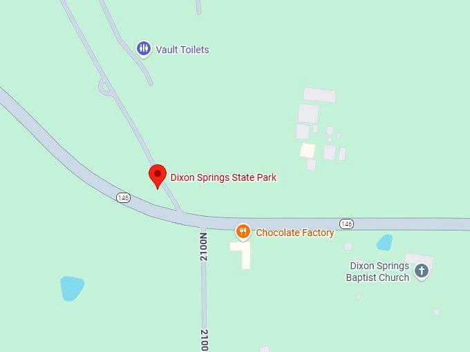 dixon springs state park map