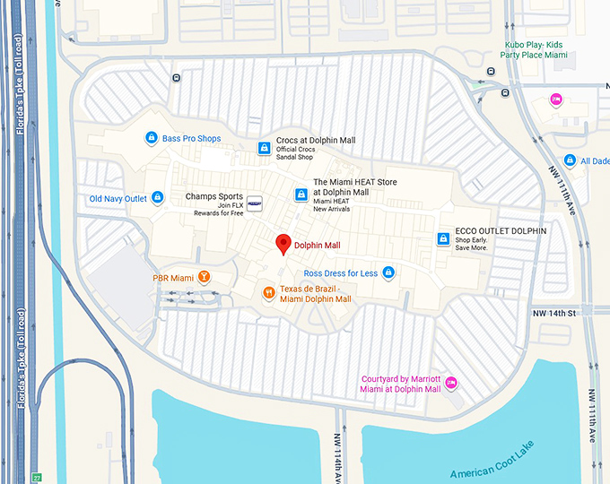 16. dolphin mall map