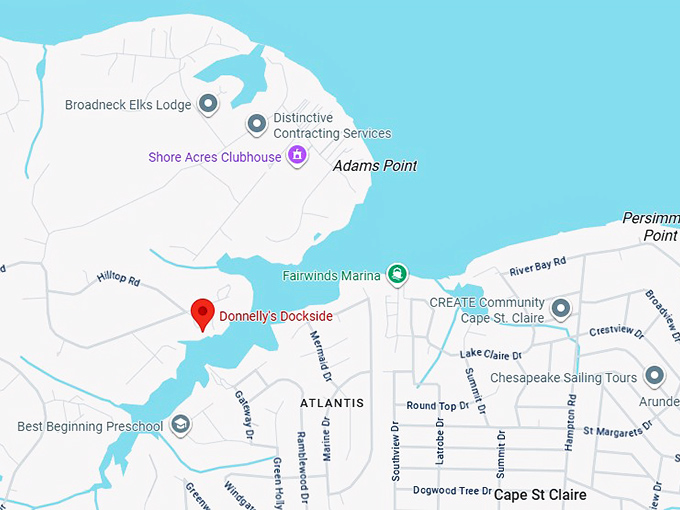 16. donnelly's dockside map