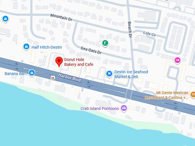 16. donut hole bakery and cafe map