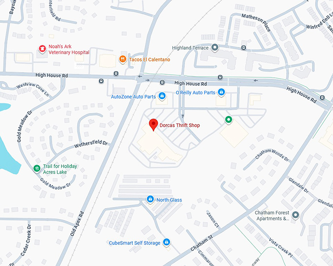 16. dorcas thrift shop map