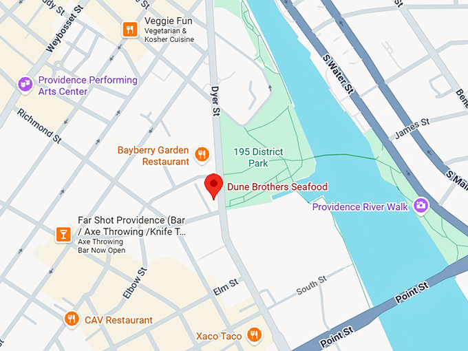 16. dune brothers seafood map