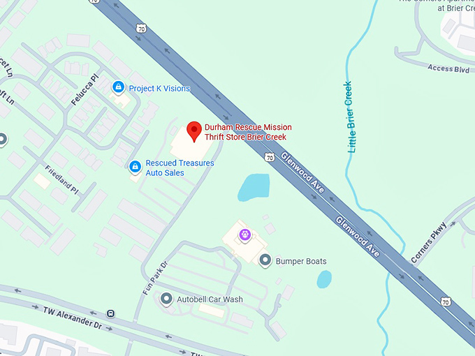 16. durham rescue mission thrift store brier creek map