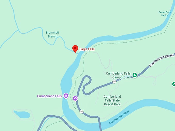 16. eagle falls map