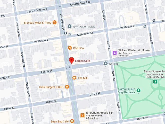 16. eddie's cafe map