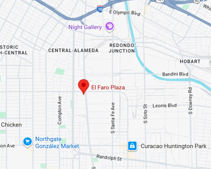 16. el faro plaza map