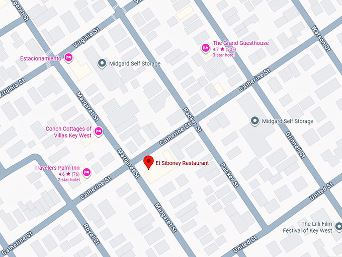 16. el siboney restaurant map