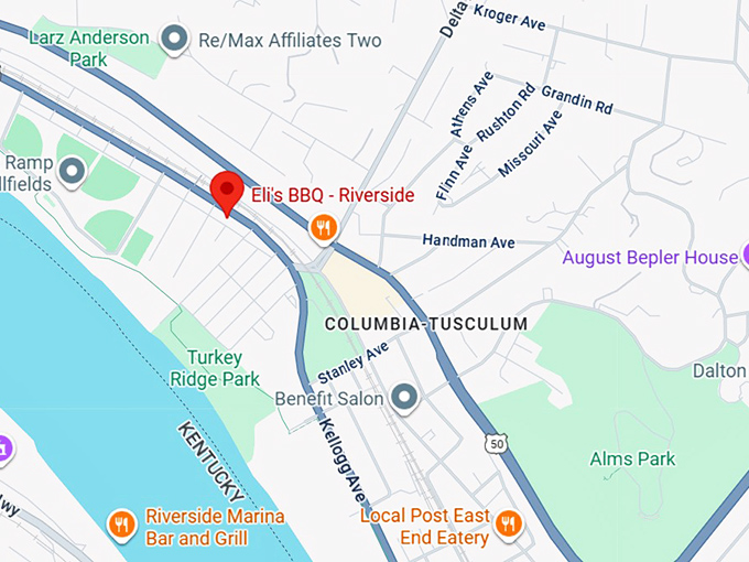 16. eli's bbq riverside map