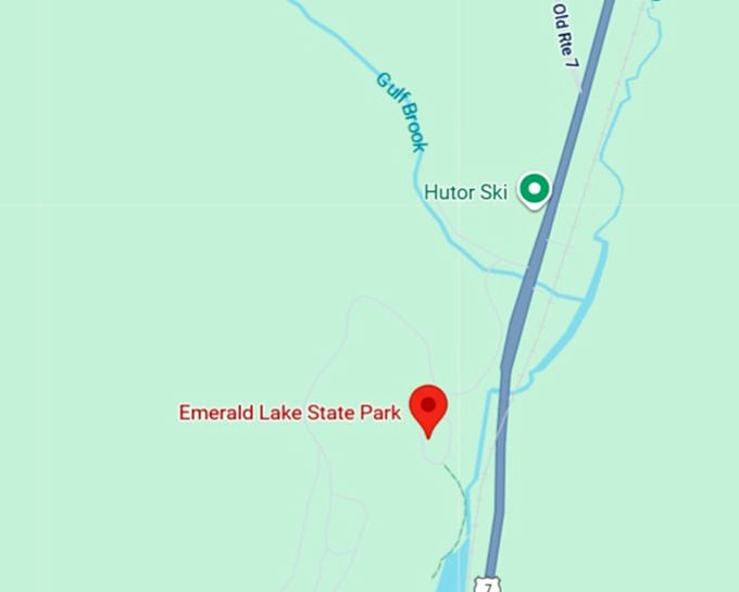16. emerald lake state park map