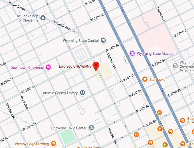 16. epic egg cheyenne map