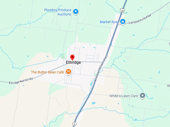 16. ethridge map