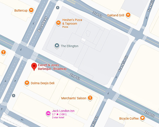 16. everett & jones barbeque (126 broadway) map