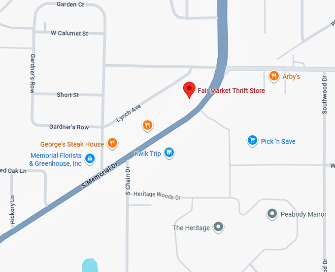 16. fair market thrift store map