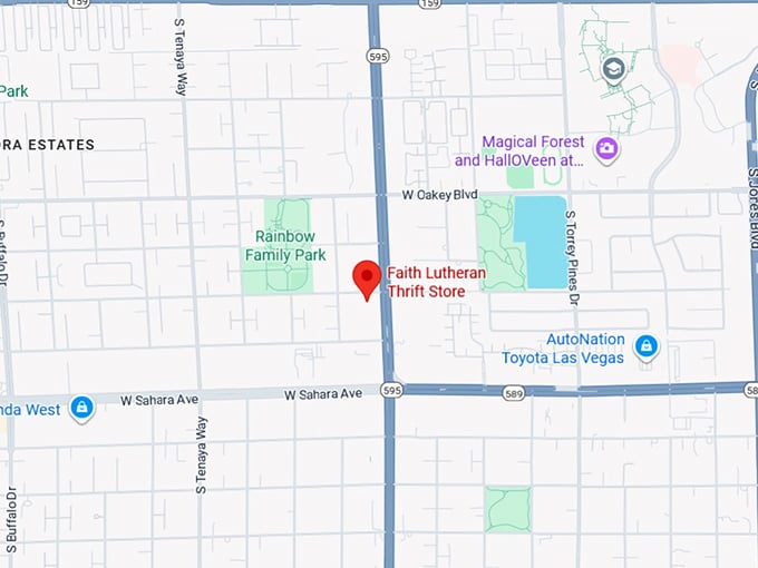 16. faith lutheran thrift store map