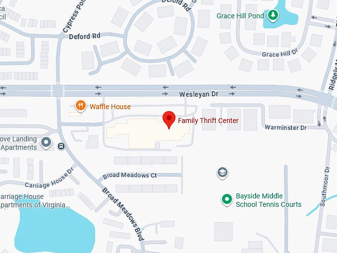 16. family thrift center map