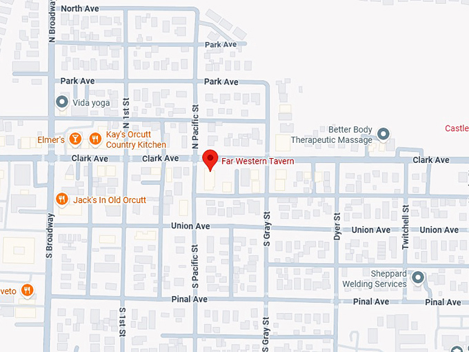 16. far western tavern map