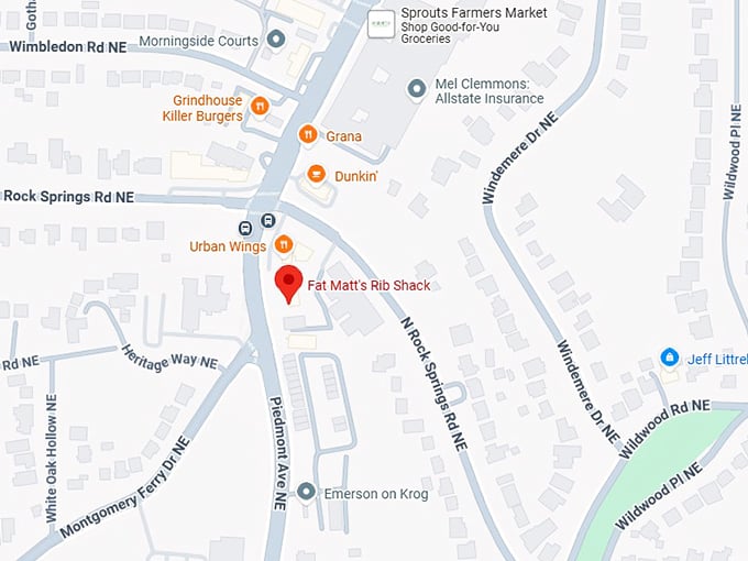 16. fat matt's rib chack map