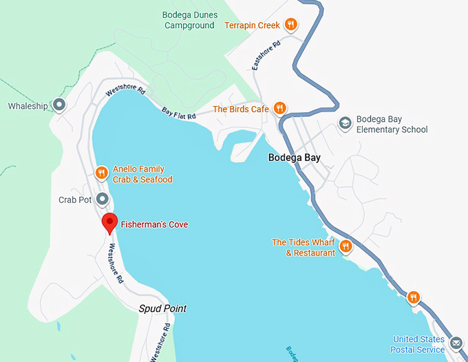 16. fisherman's cove map